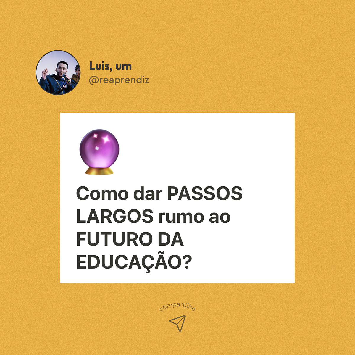 🔮 Como dar PASSOS LARGOS rumo ao FUTURO DA EDUCAÇÃO? | by Luis, um ...
