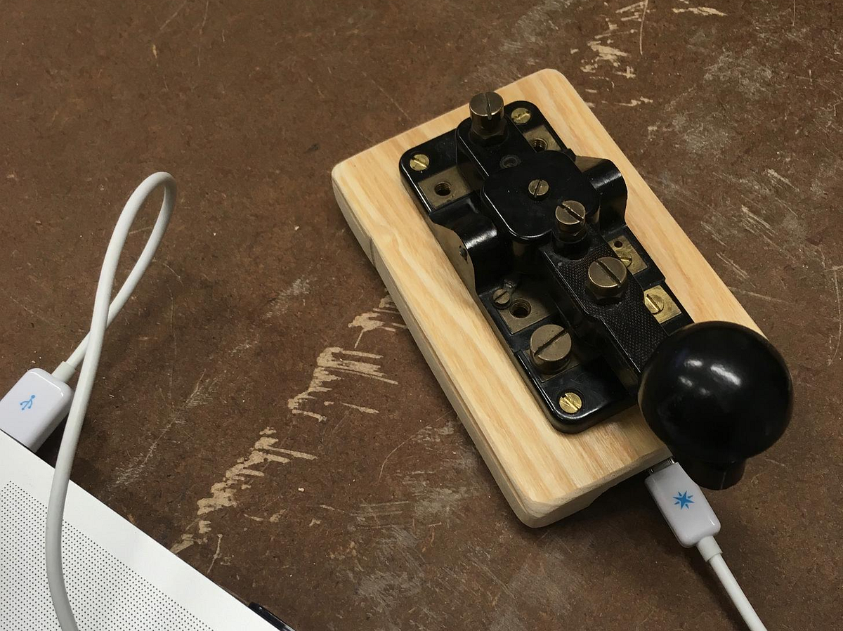 Converting an Antique Morse Key Into a Modern Computer Input Device ...
