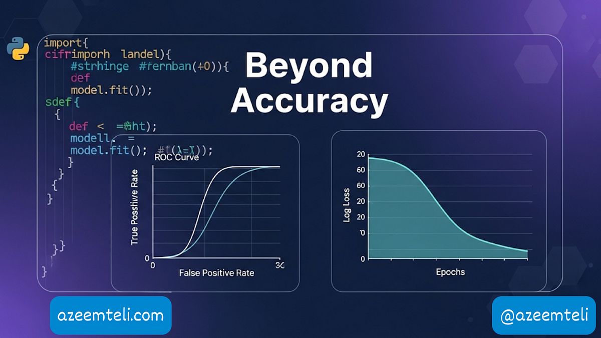 Beyond Accuracy: Master ROC-AUC & Log Loss in Python Like a Pro | by Azeem Teli | PyZilla ...