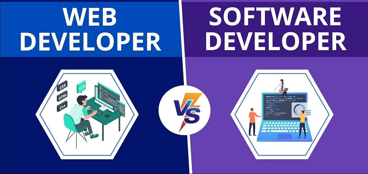 Web Development VS Software Development | by Distinguishedsite | Medium