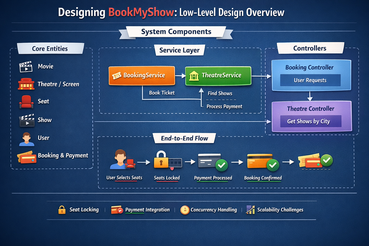 🎬 Designing BookMyShow: A Low-Level Design Deep Dive (Java) | by Aditya ...