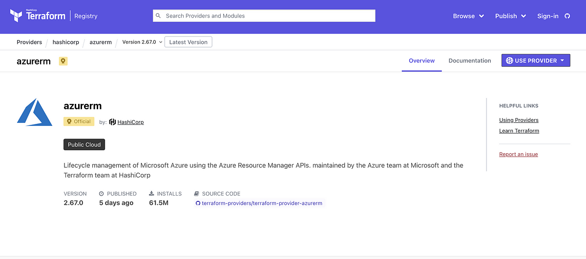 Deploying Azure Resources using Terraform | by Arun Kumar Singh ... Deploying Azure Resources using Terraform | by Arun Kumar Singh ...