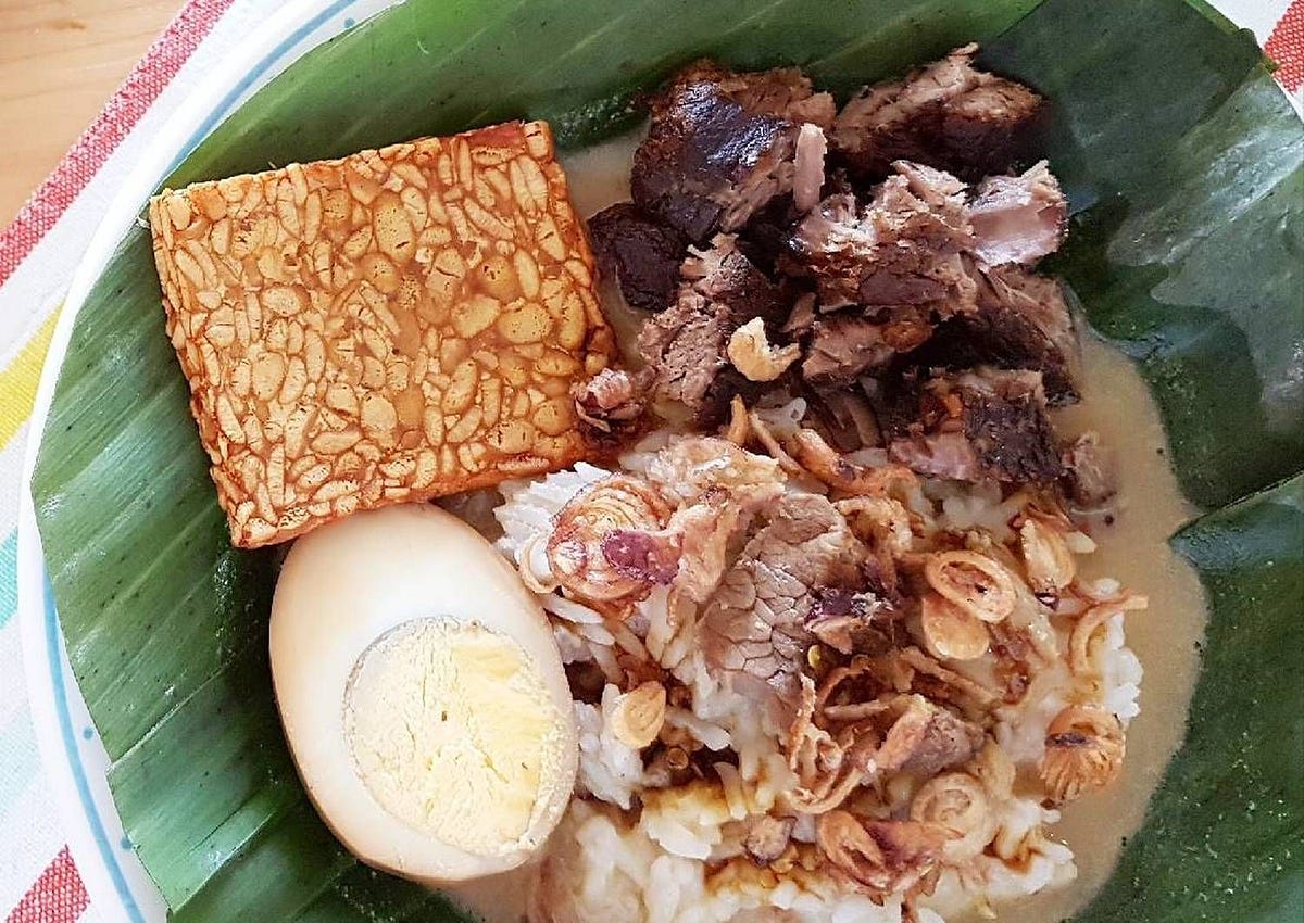 The Sweet and Brown of Pati City. Nasi Gandul (Javanese: Sego Gandhul ...