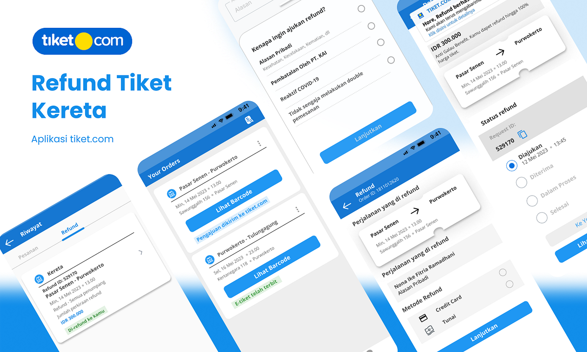UI/UX Case Study — Mendesain Fitur Refund Tiket Kereta Api pada ...