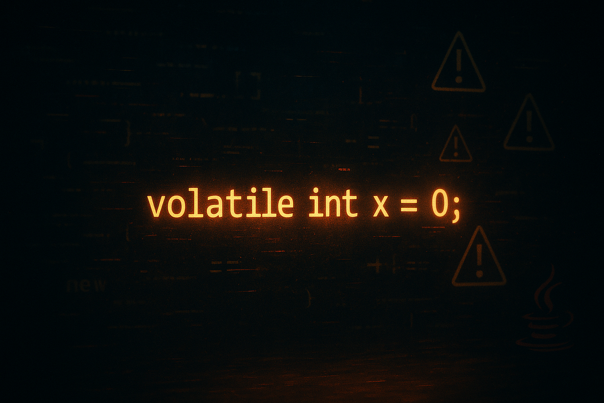 Interviewer Wrote volatile int x = 0; — And I Instantly Knew It Was a ...