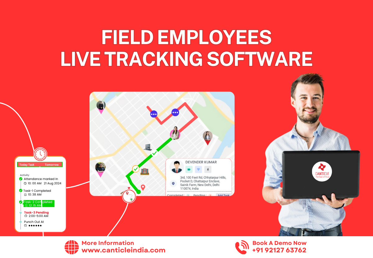 Field employee tracking software | Live tracking Software | by Canticle ...
