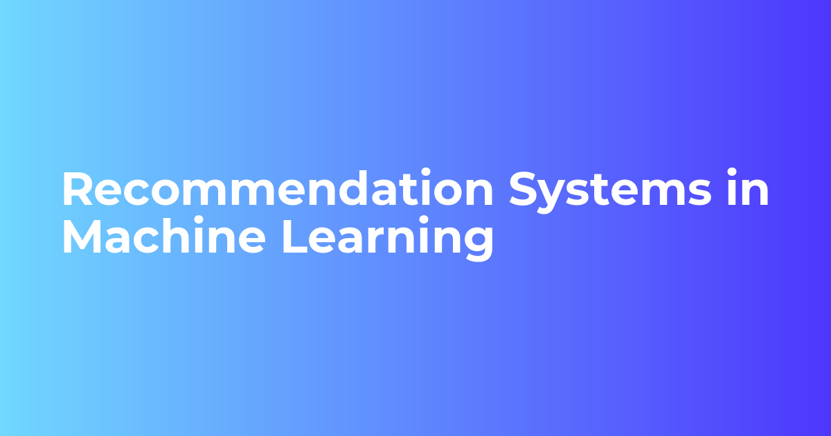 Recommendation Systems. Recommendation systems play a pivotal… | by ...