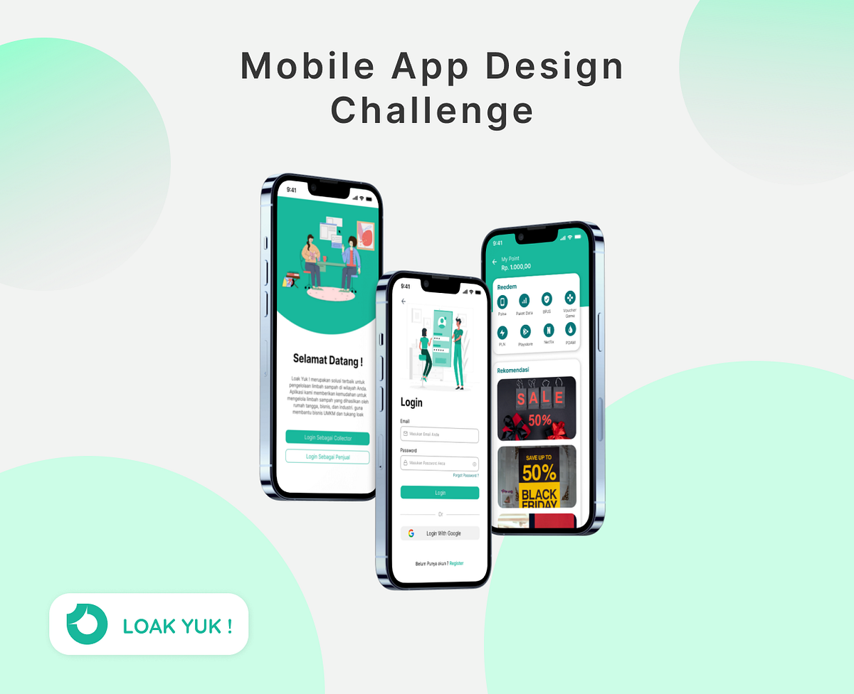 UI/UX Case Study : LOAK YUK ! Mobile App Design for Reduce Plastic ...