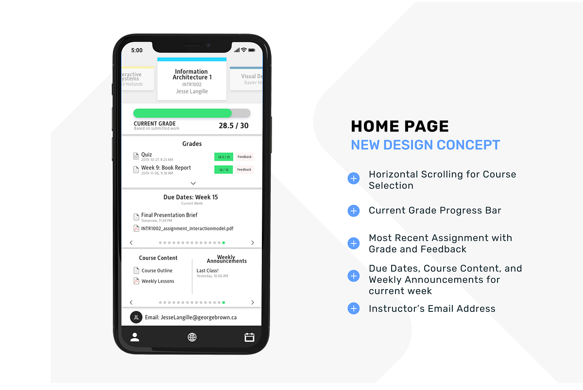 UX/UI Case Study: Blackboard App Redesigned | by Alyssa Suarez | Medium