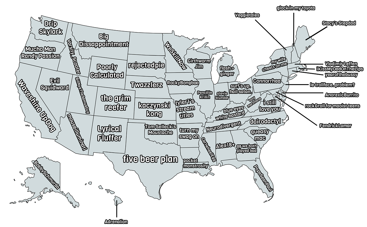 Funniest/Best Melee Tags on smashgg in 2021 by US State | by ETossed ...