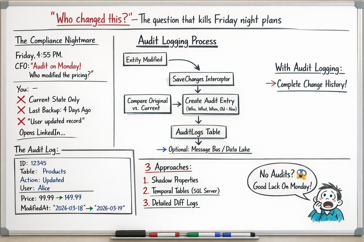 How To Track Entity Changes With EF Core | Audit Logging | by Michael ...