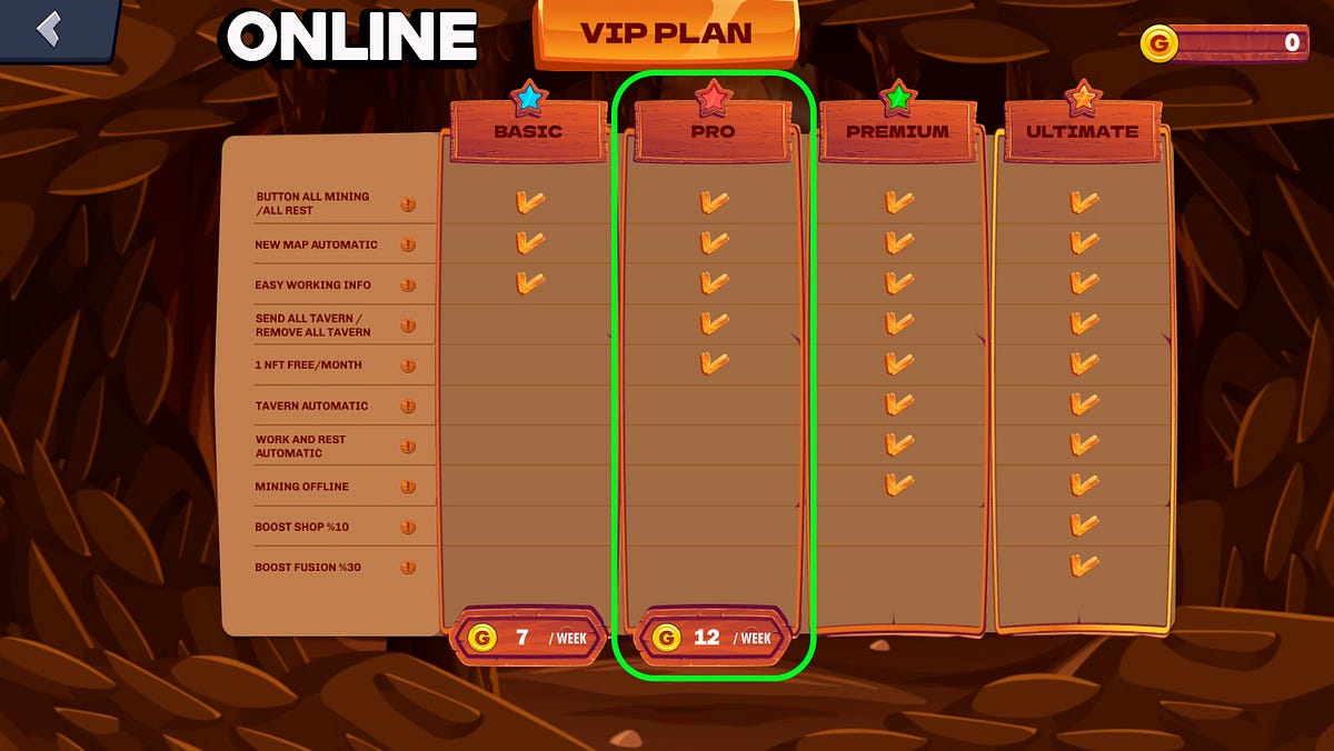 VIP PRO ONLINE - Gnome Mines - Medium