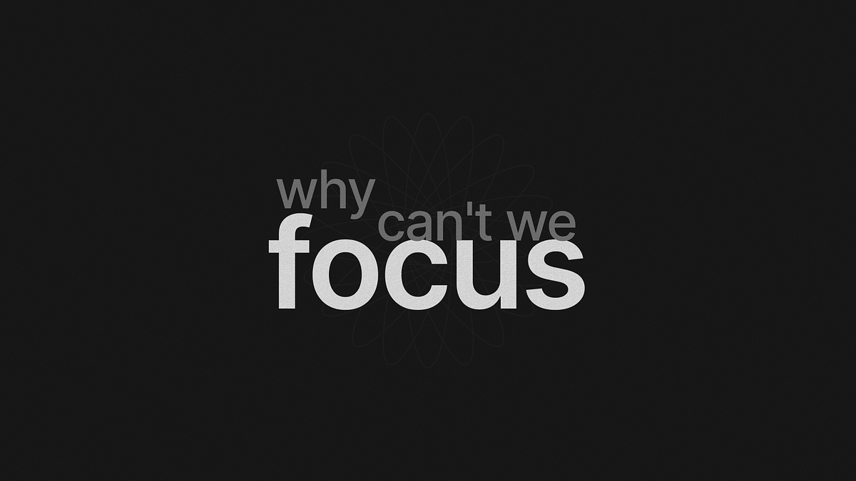 Why Focus Makes The Architecture Problems | Medium