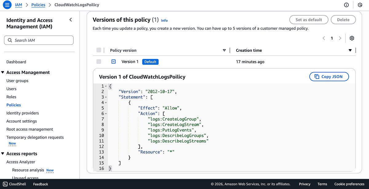 AWS | VPC Flow Logs. Login to console -> IAM -> Policies… | by NPA ...