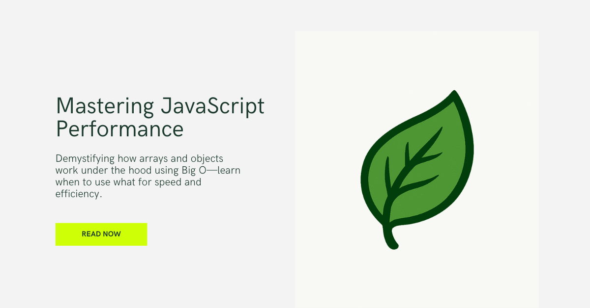Arrays and Big O Performance: A Complete Guide for JavaScript ...