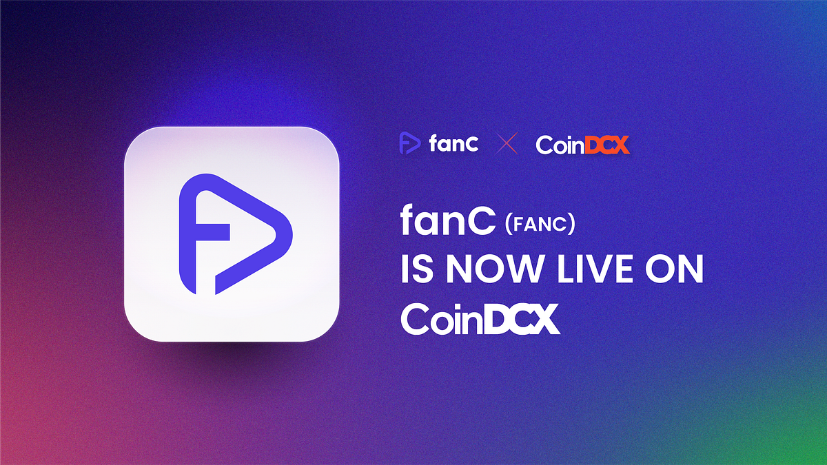 CoinDCX (FANC/INR) fiat trading pair opened! - fanC - Medium