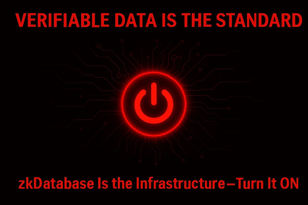 Verifiable Data Is the Standard. zkDatabase Is the Infrastructure. | by ...