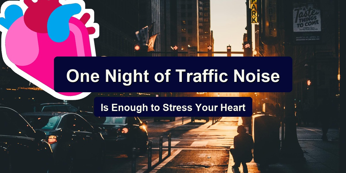 🫀 One Night of Traffic Noise Is Enough to Stress Your Heart, Study ...