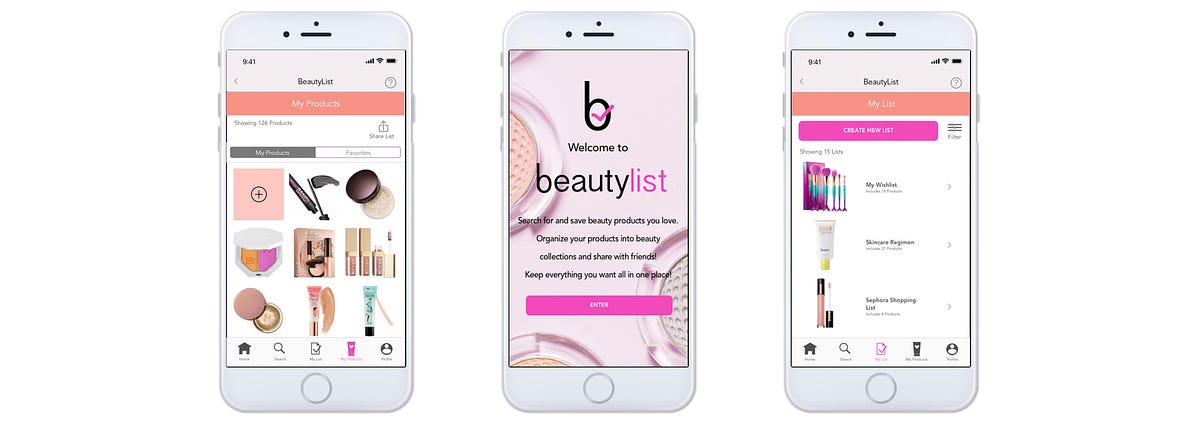 Designing BeautyList — A Beauty Products Organizer Mobile App | by ...