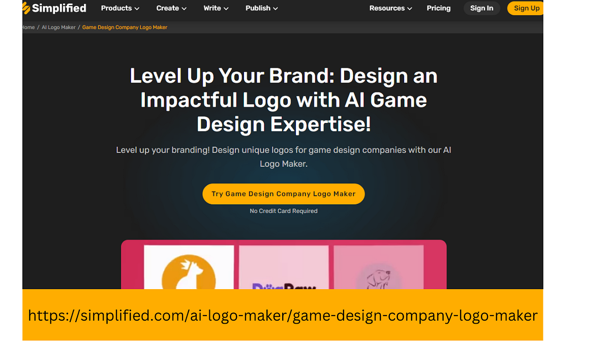 AI Game Design Company Logo Maker | by Game Design Logo Maker | Dec ...