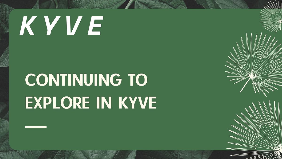 Continuing to explore in KYVE. In my previous articles we started to ...