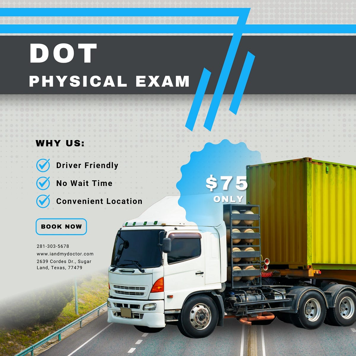 Dot Physical Exam - I and My Doctors Clinic - Medium