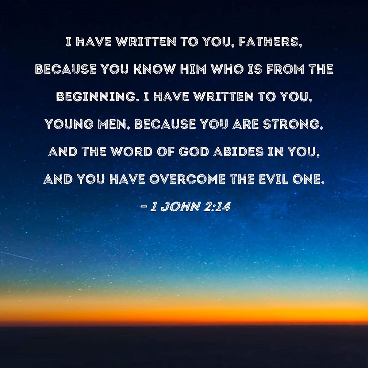You are strong and the word of God remains in you (1 John 2:1–6,12–14 ...