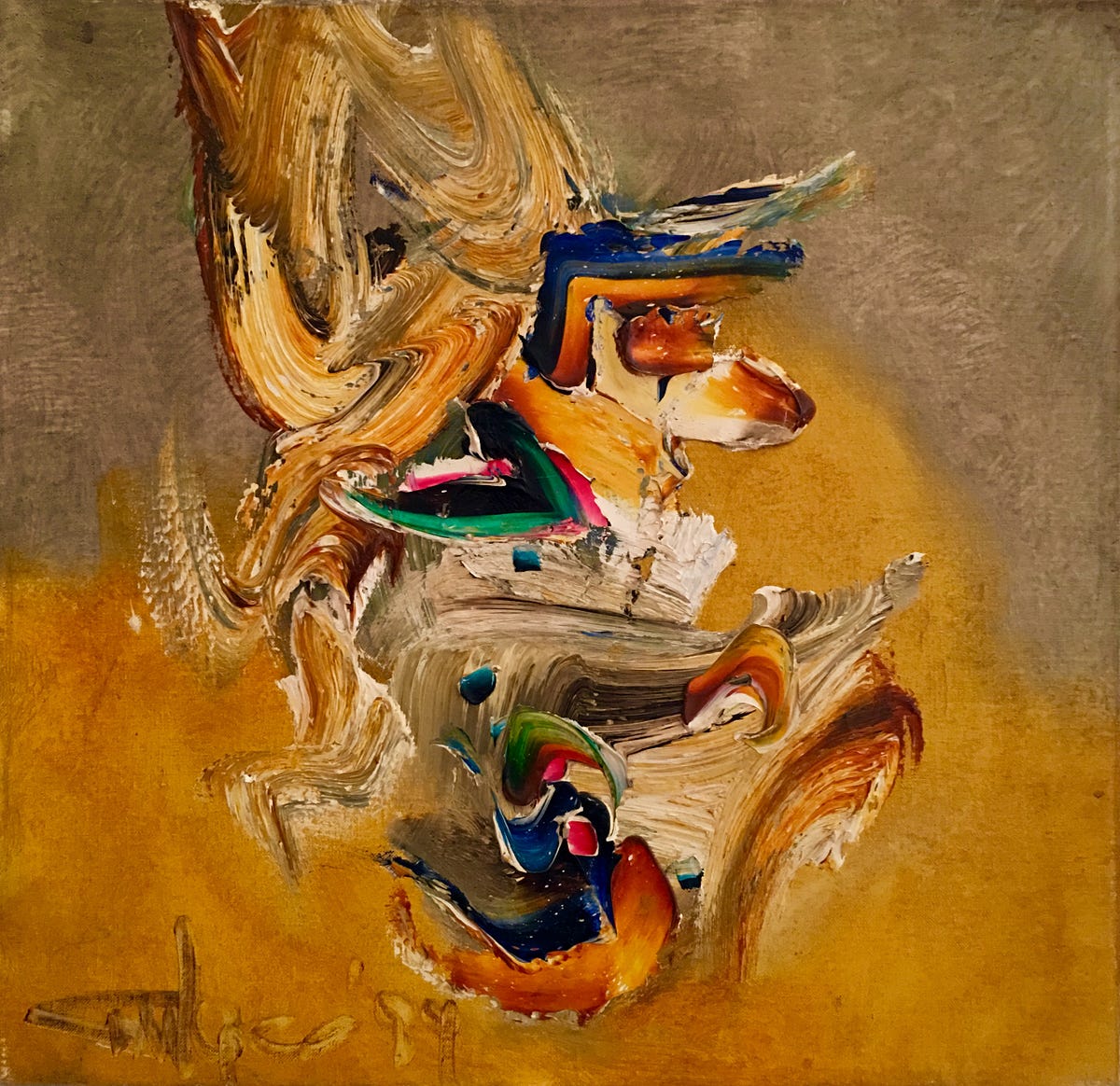 Ismail Gulgee — Calligraphic Abstraction | by Milena Olesińska | Medium