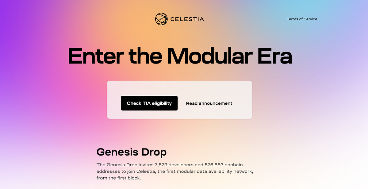 Celestia $TIA airdrop full guide: how to get TIA in two clicks? | by FreeMoneyCrypto | Nov, 2023 ...