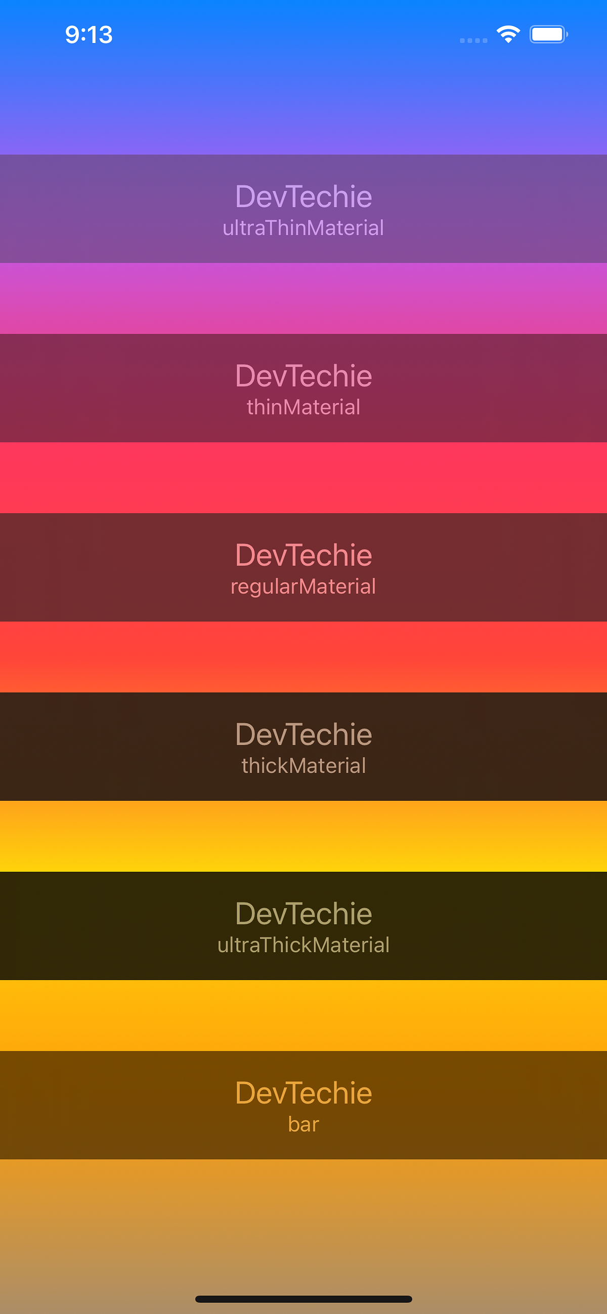 New in SwiftUI 3: Material in SwiftUI 3 | by DevTechie | DevTechie | Medium