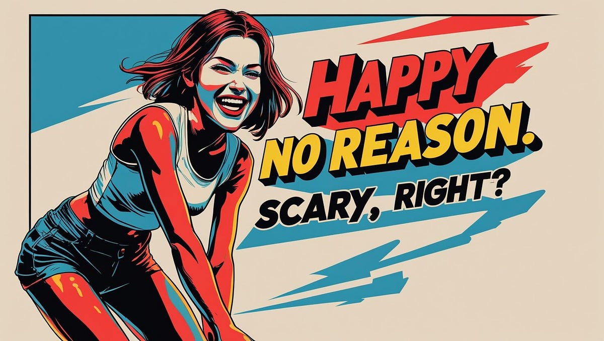 Happy for No Reason. Scary, Right? | by Shikha Bhat | May, 2025 | Medium