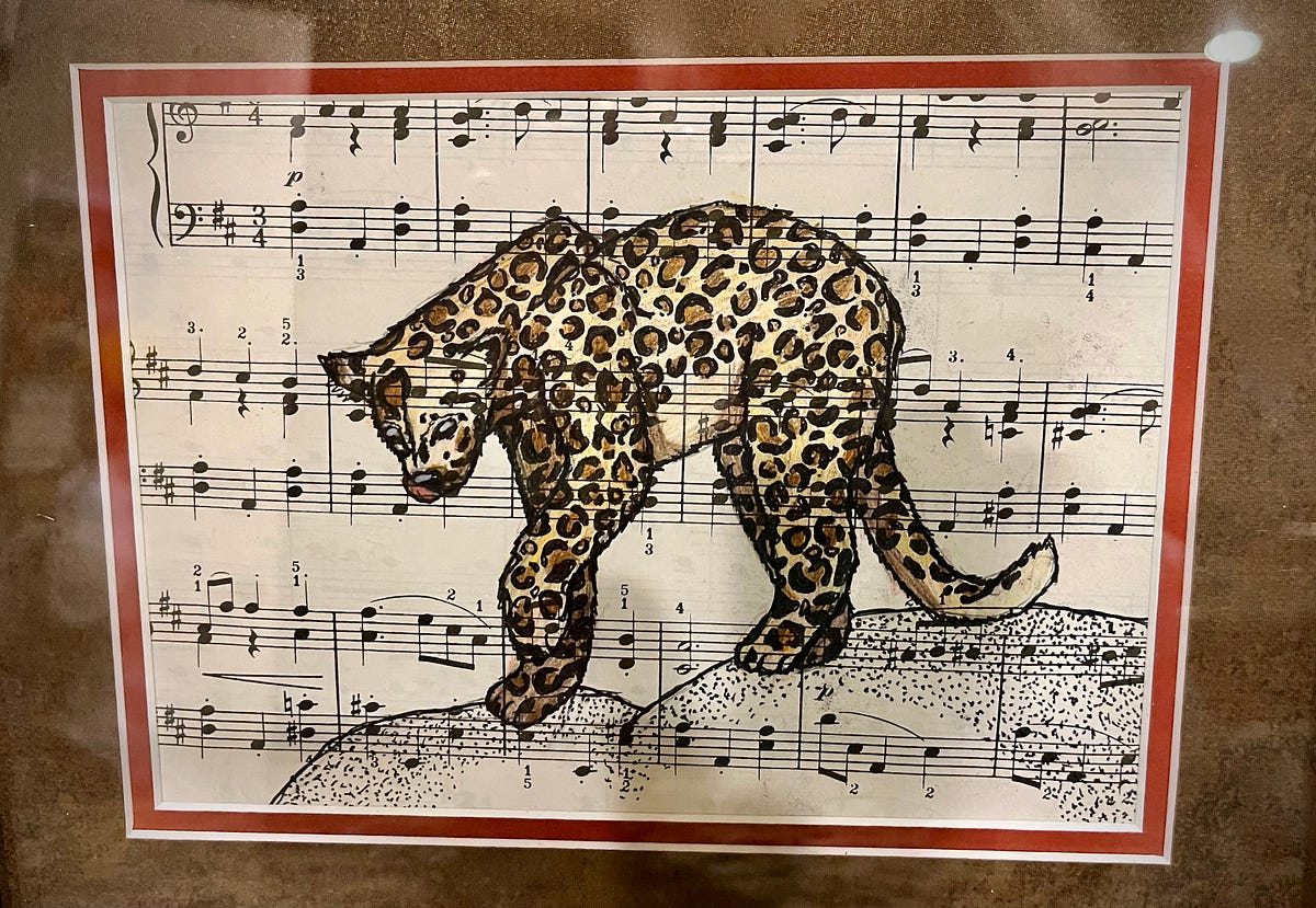 Legato Leopard; Bear Ballad - Hope Noelle Smith - Medium