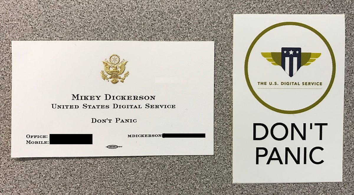 You’ll Never Be The Same Again. Mikey Dickerson, Administrator of the ...