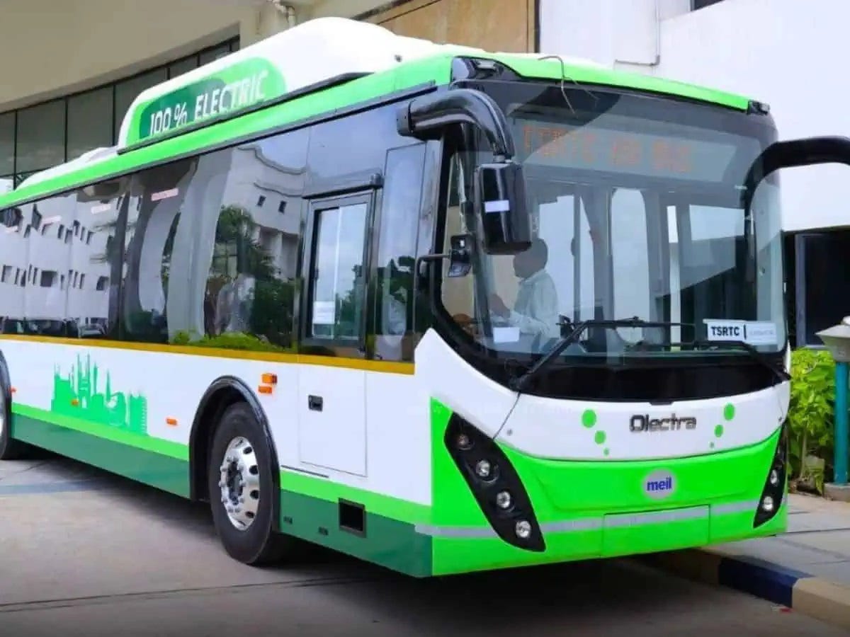 TSRTC Introduces 22 New Electric Green Metro Buses in Hyderabad ...