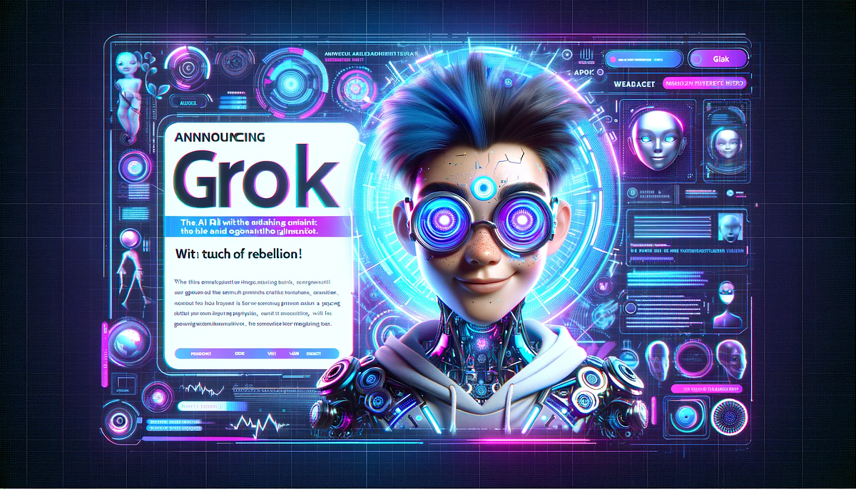 🚀 Announcing Grok: The AI with Wit and a Touch of Rebellion 🚀By Elon ...