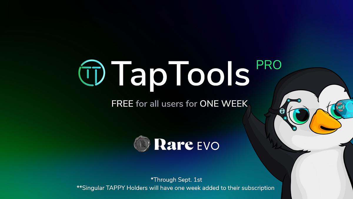 Announcing Free TapTools Pro Week | by Tap In With TapTools | Tap In ...