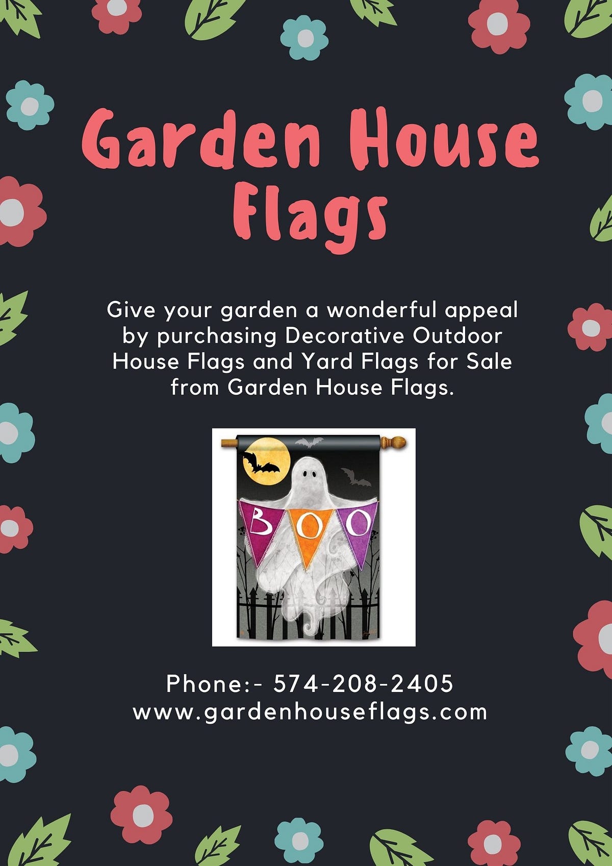 Garden House Flags - Garden House Flags - Medium