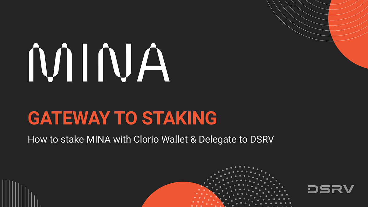 Gateway to Staking : A How-to Stake & Delegate Guide — MINA | by DSRV | Medium