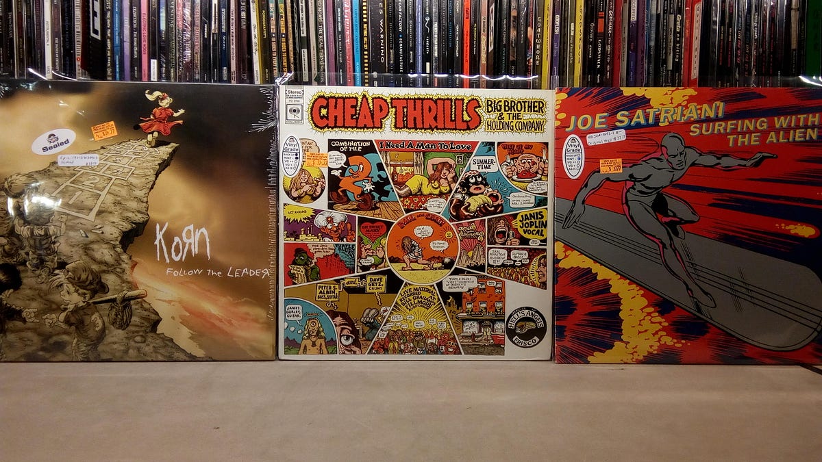 Five Album Covers by Famous Comic Book Artists | by Vinyl Bay 777 | Medium