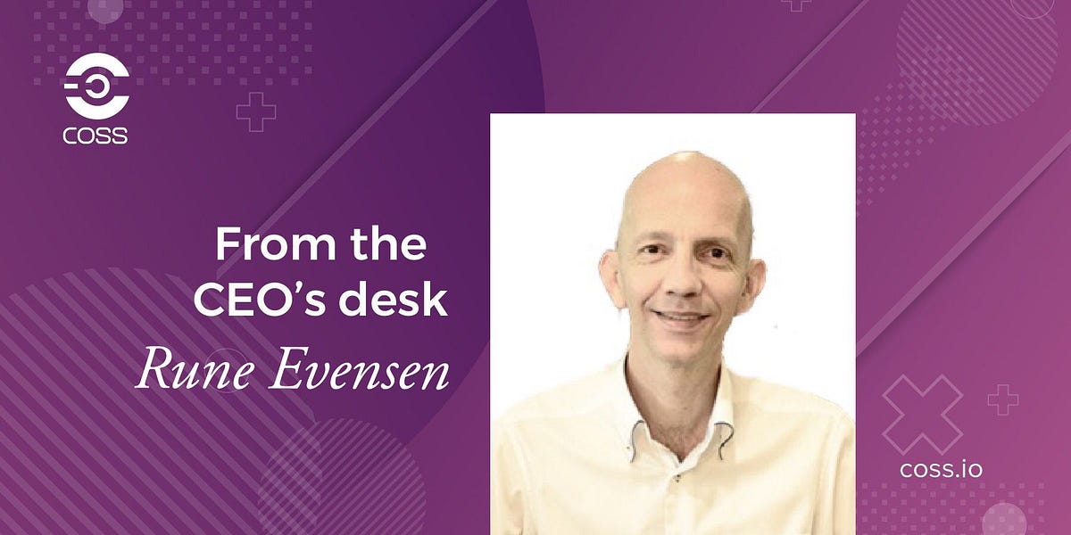 Letter from the CEO – December 2019 | by COSS Team | COSS Updates ...