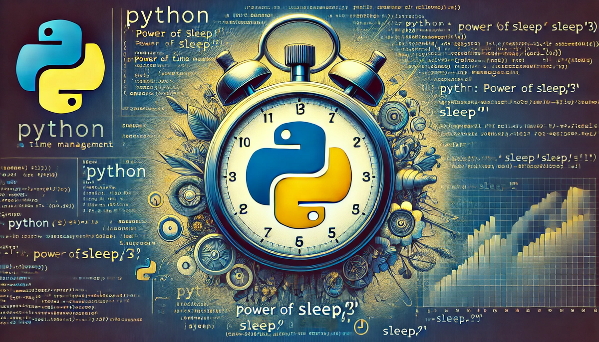Python Power Of Sleep In Time Management Python In Plain English