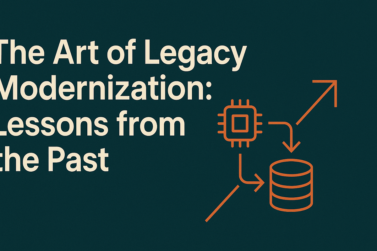 The Art of Legacy Modernization: Lessons from the Past | by Parsuram Panigrahi | Medium