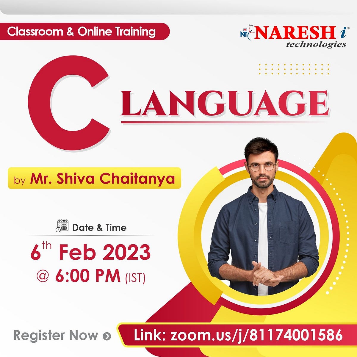 Attend C Language — NareshIT - Samuel NareshIT - Medium