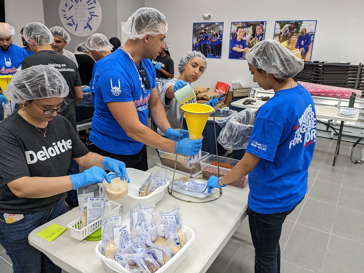 Deloitte Employees Volunteer At Islamic Relief USA, Pack Thousands of ...