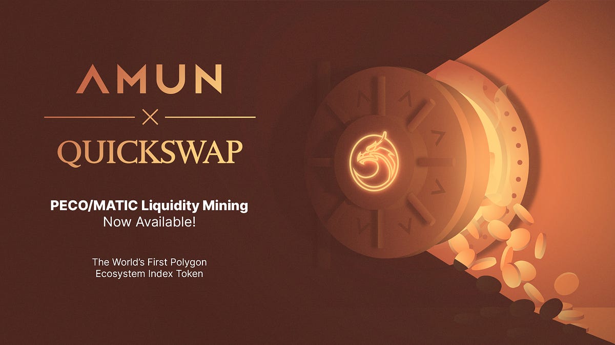 PECO Liquidity Mining Launches on QuickSwap | by Tyler Koch | Amun | Medium