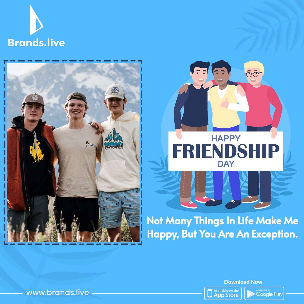 Create Friendship Day images, videos, and customizable posters from ...