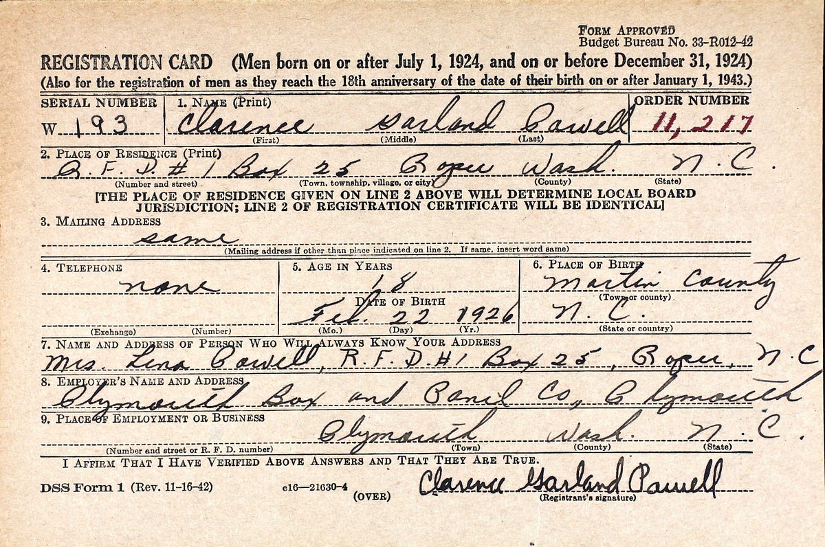 Memorial Day 2020: Montford Point Marine Clarence Powell | by Matthew ...