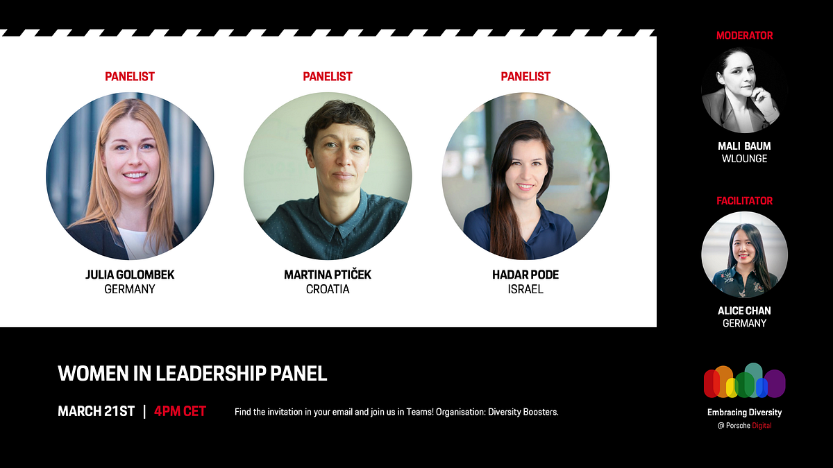 A Recap of the first Women in Leadership Panel at Porsche Digital | by ...