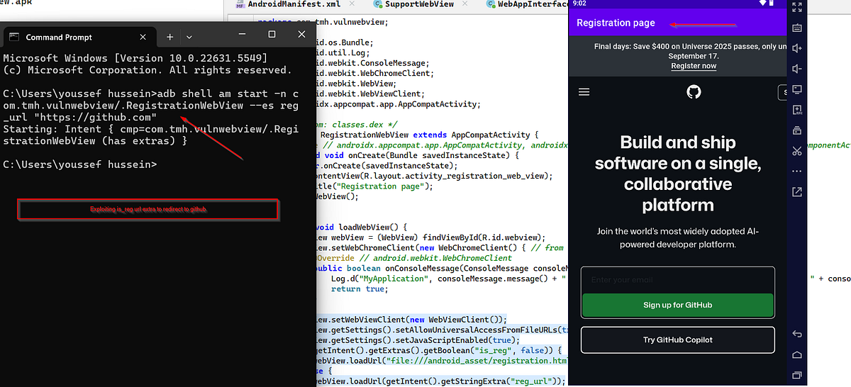 Exploiting Insecure Android WebView with setAllowUniversalAccessFromFileURLs | by Youssefhussein ...