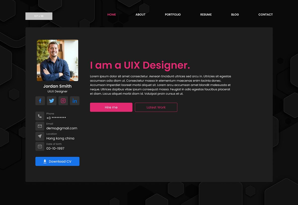 My Personal Portfolio Website — Designed in Figma | by Meherafrose | Medium